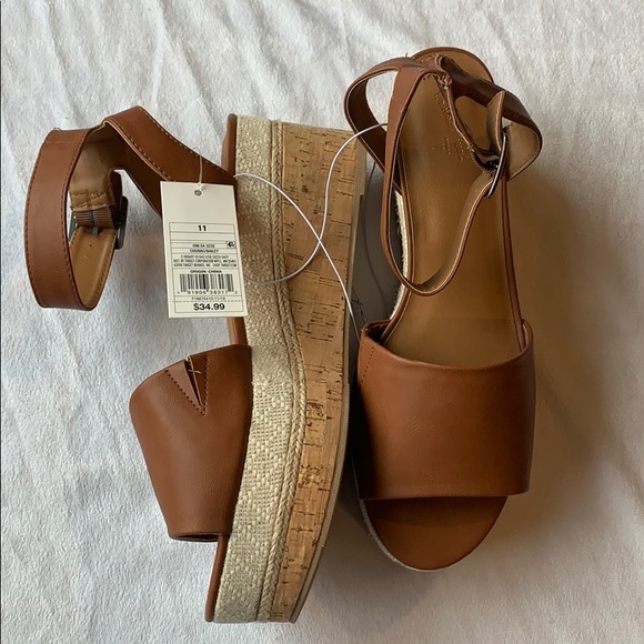 Universal Thread | Shoes | Universal Thread Cognac Bailey Platform ...